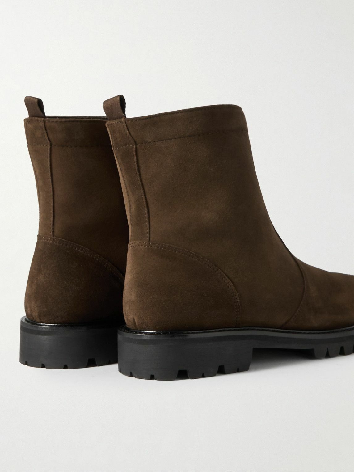 Mr P. - Olie Shearling-Lined Suede Boots - Brown Mr P.