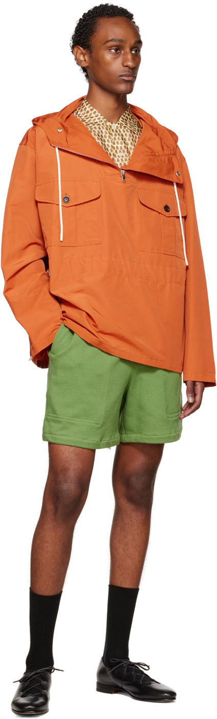 Bode Orange Tie Jacket Bode