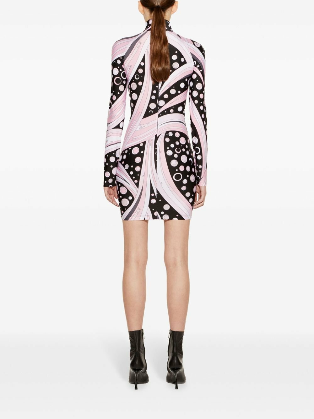 PUCCI Fontane-Print Mini Dress Emilio Pucci