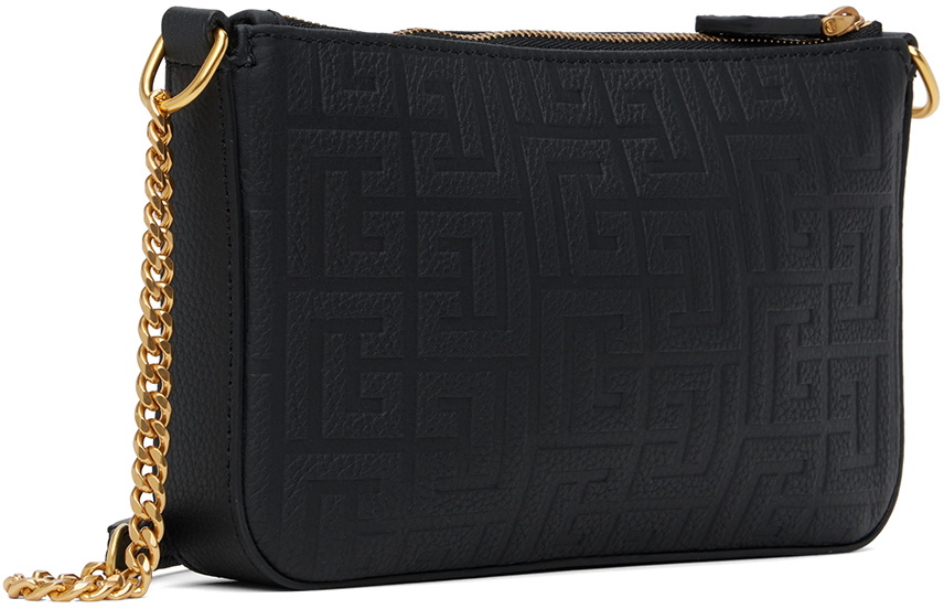 Balmain Black 1945 Soft Zipped Mini Bag Balmain Balmain Black 1945 Soft Zipped Mini Bag Balmain