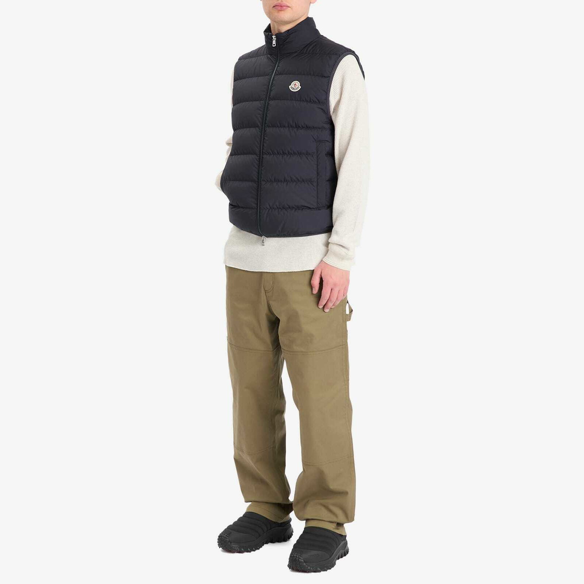 Moncler Men's Contrin Vest in Navy Moncler