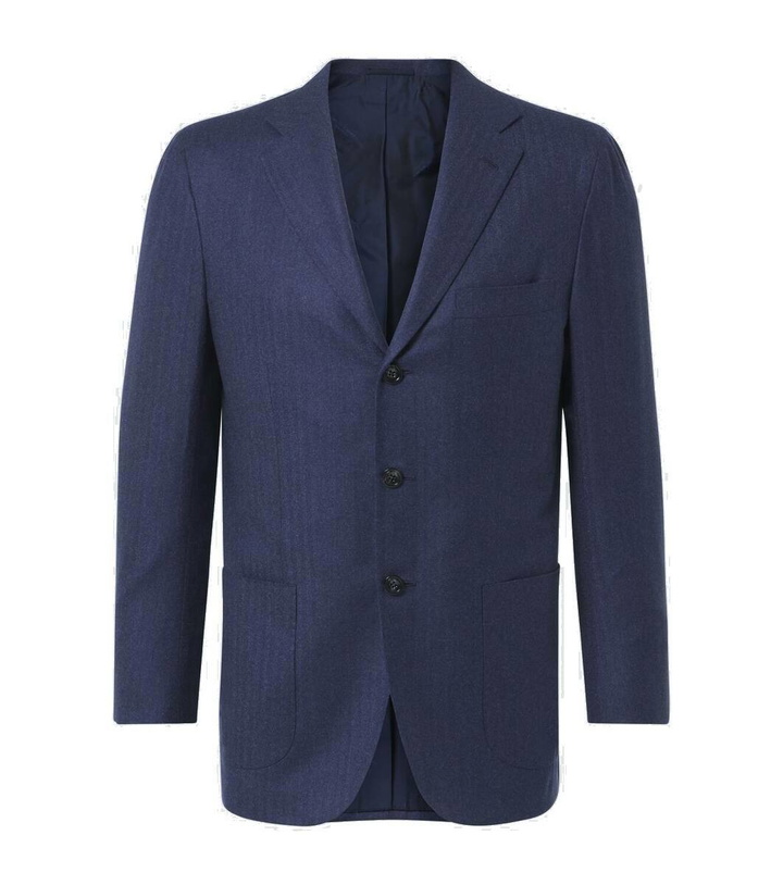Kiton Wool, cashmere and silk coat Kiton