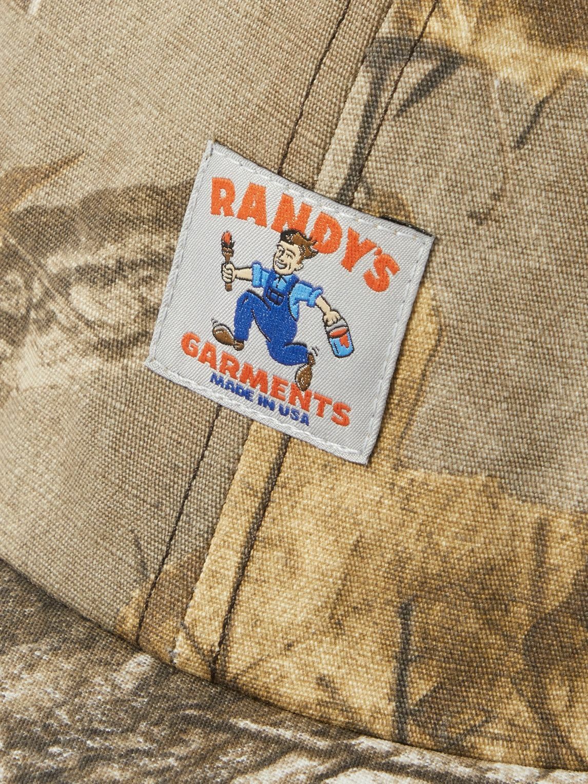 Randy's Garments - Appliquéd Camouflage-Print Cotton-Twill Baseball Cap ...