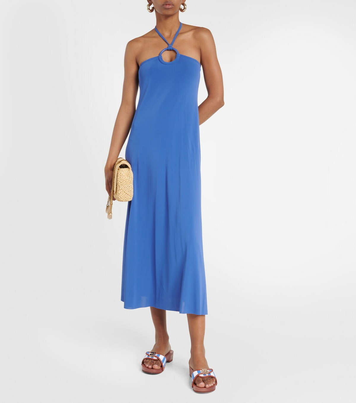 Eres Theresa halterneck jersey maxi dress ERES
