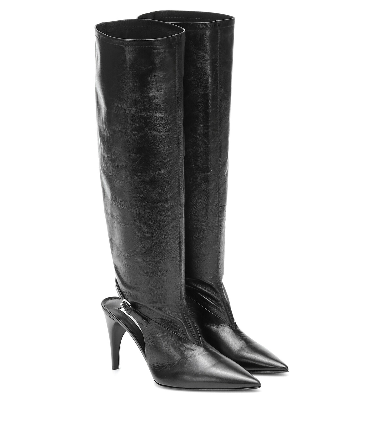 Jil Sander - Cut-out knee-high leather boots Jil Sander Jil Sander - Cut-out knee-high leather boots Jil Sander
