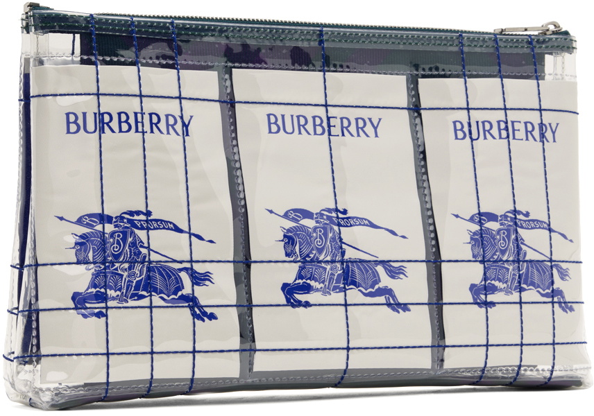 Burberry Transparent EKD Label Pouch Burberry