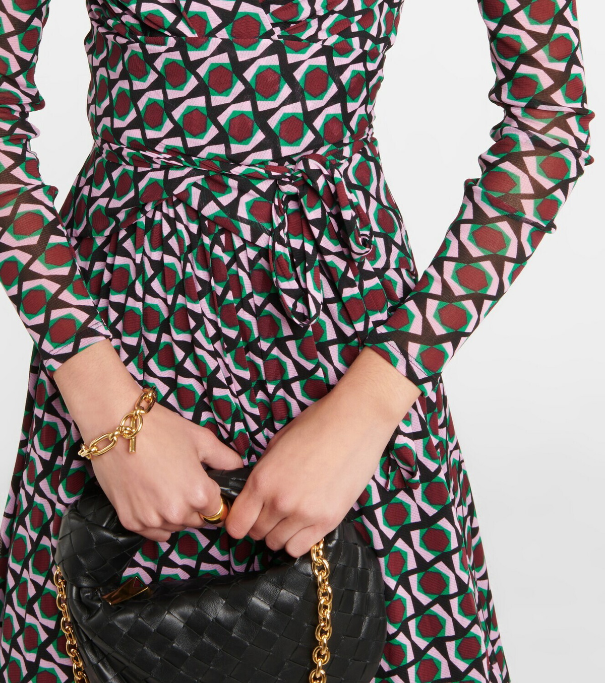 Diane von Furstenberg - Brenda mesh midi dress Diane von Furstenberg