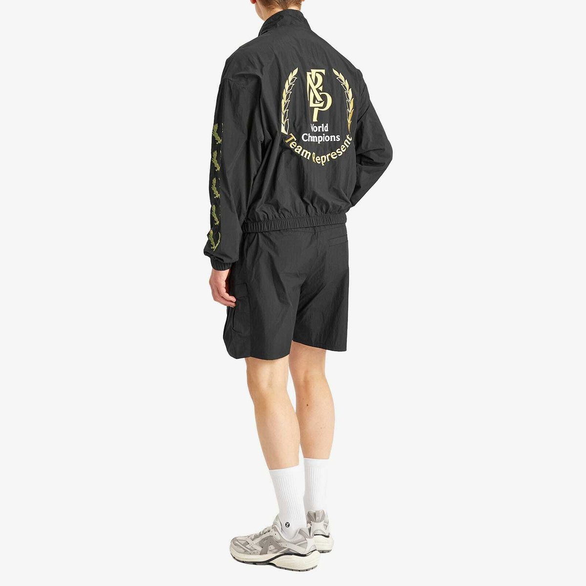 Represent Men's World Championship Track Jacket in Black Represent