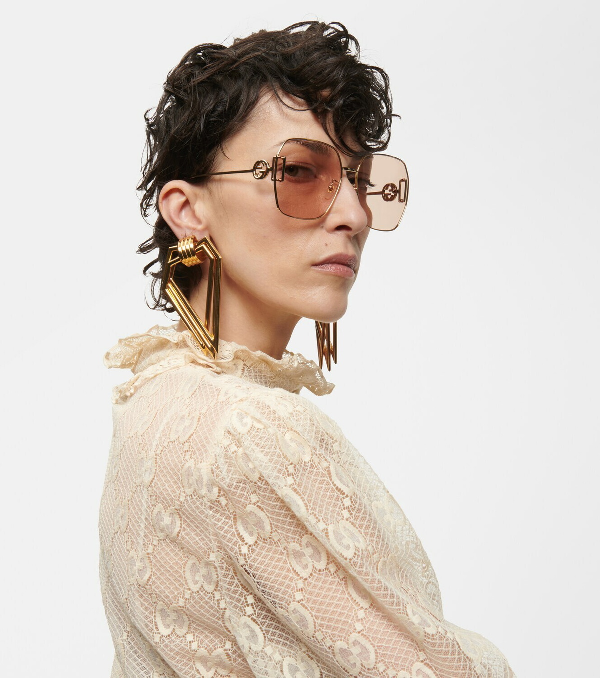 Gucci - Oversized sunglasses Gucci