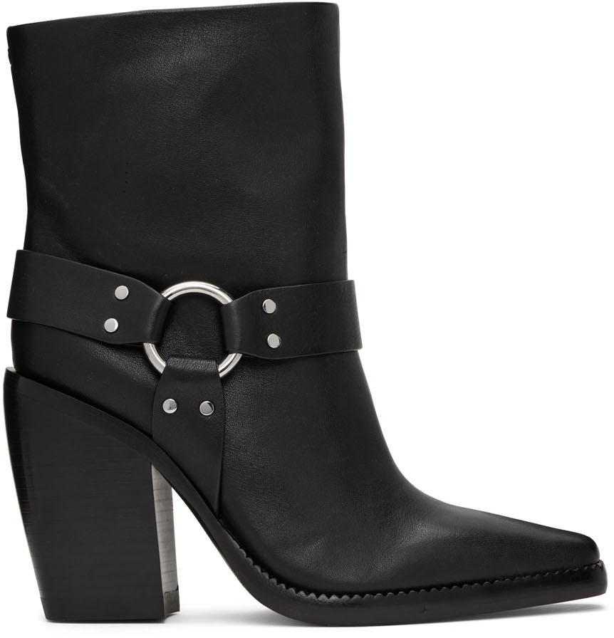 rag & bone Black Rio Western Boots Rag and Bone