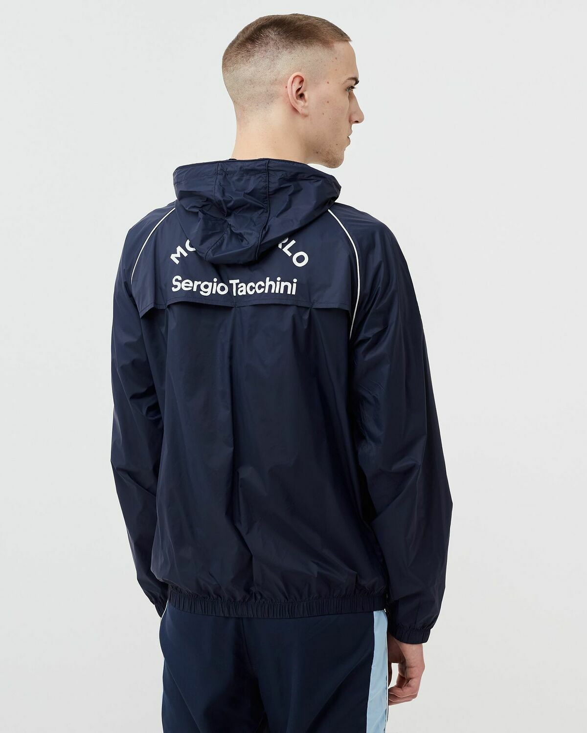 Sergio Tacchini Mc Staff Jacket Blue Windbreaker Sergio Tacchini