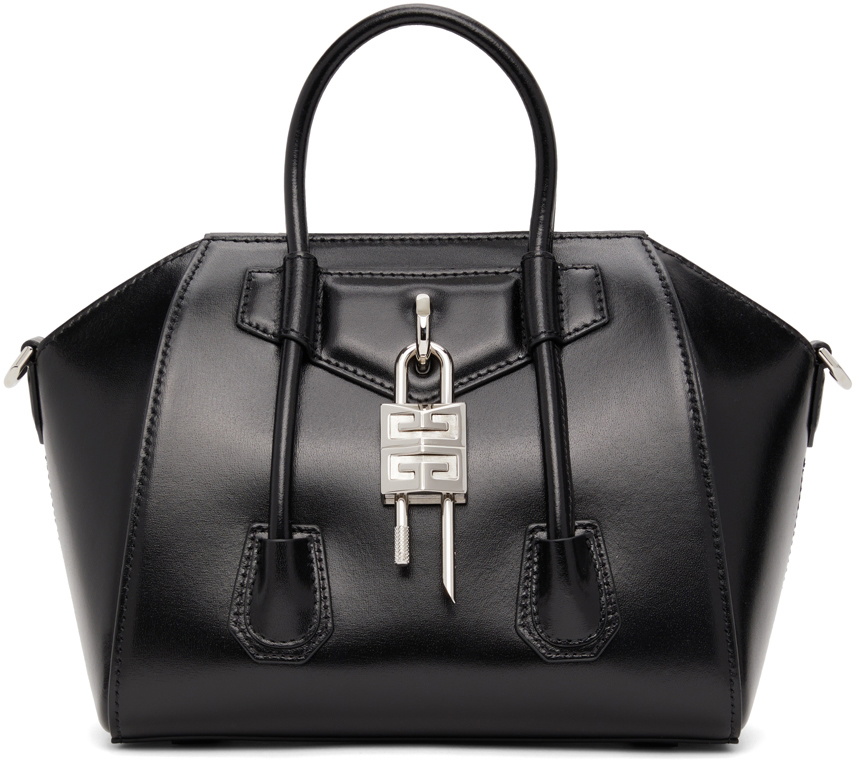 Givenchy Black Mini Antigona Lock Bag Givenchy