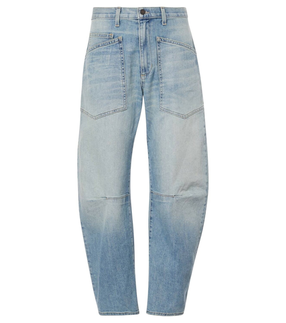 Nili Lotan Shon high-rise barrel-leg jeans Nili Lotan