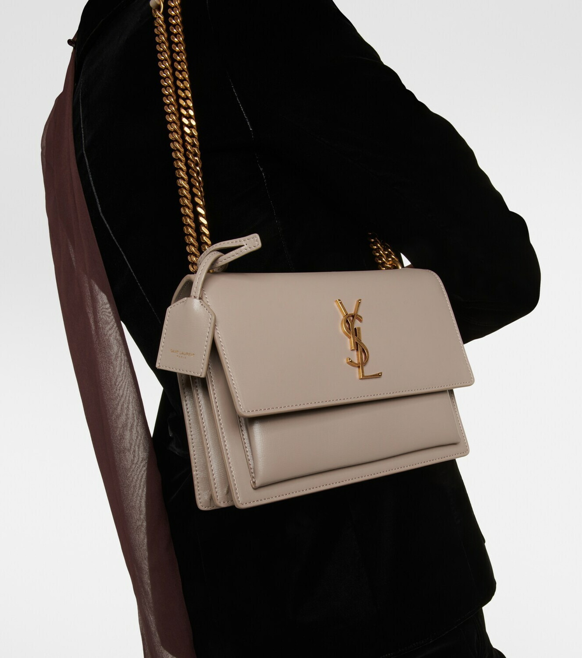 Saint Laurent - Sunset Medium leather shoulder bag Saint Laurent