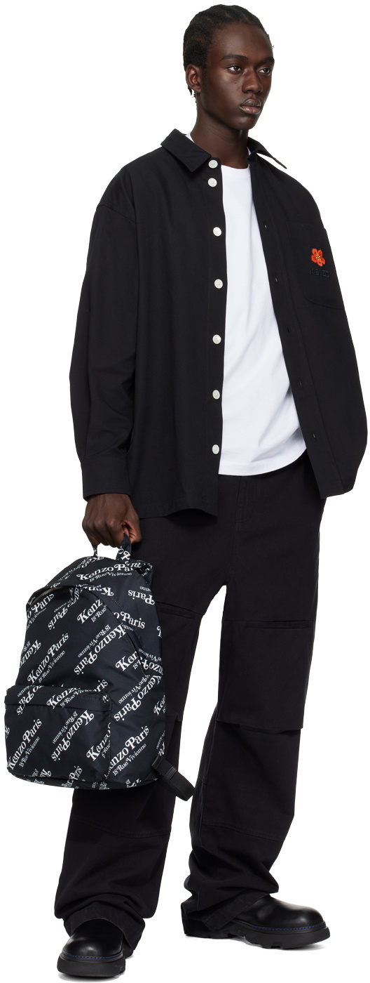 Kenzo Black Kenzo Paris Verdy Edition Kenzogram Backpack Kenzo