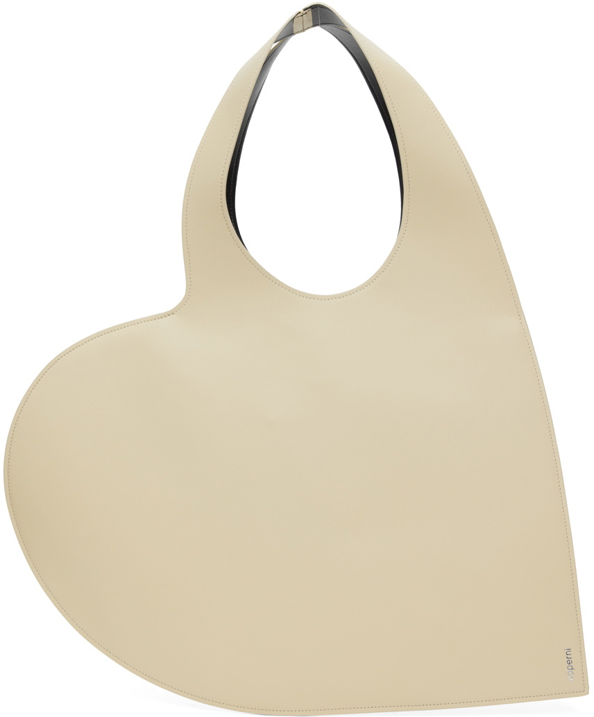 Coperni Beige Heart Tote Coperni