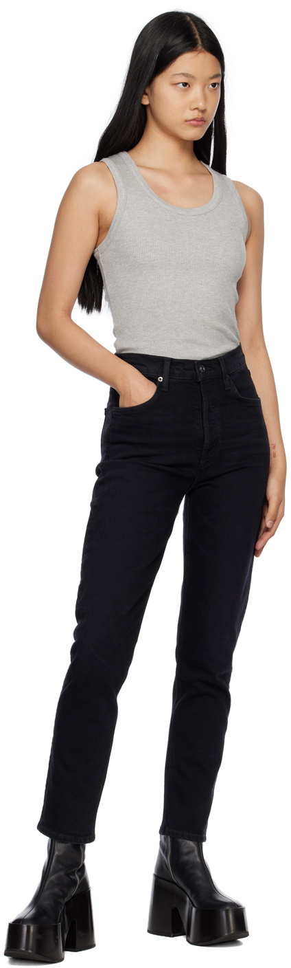 AGOLDE Black Riley Jeans AGOLDE