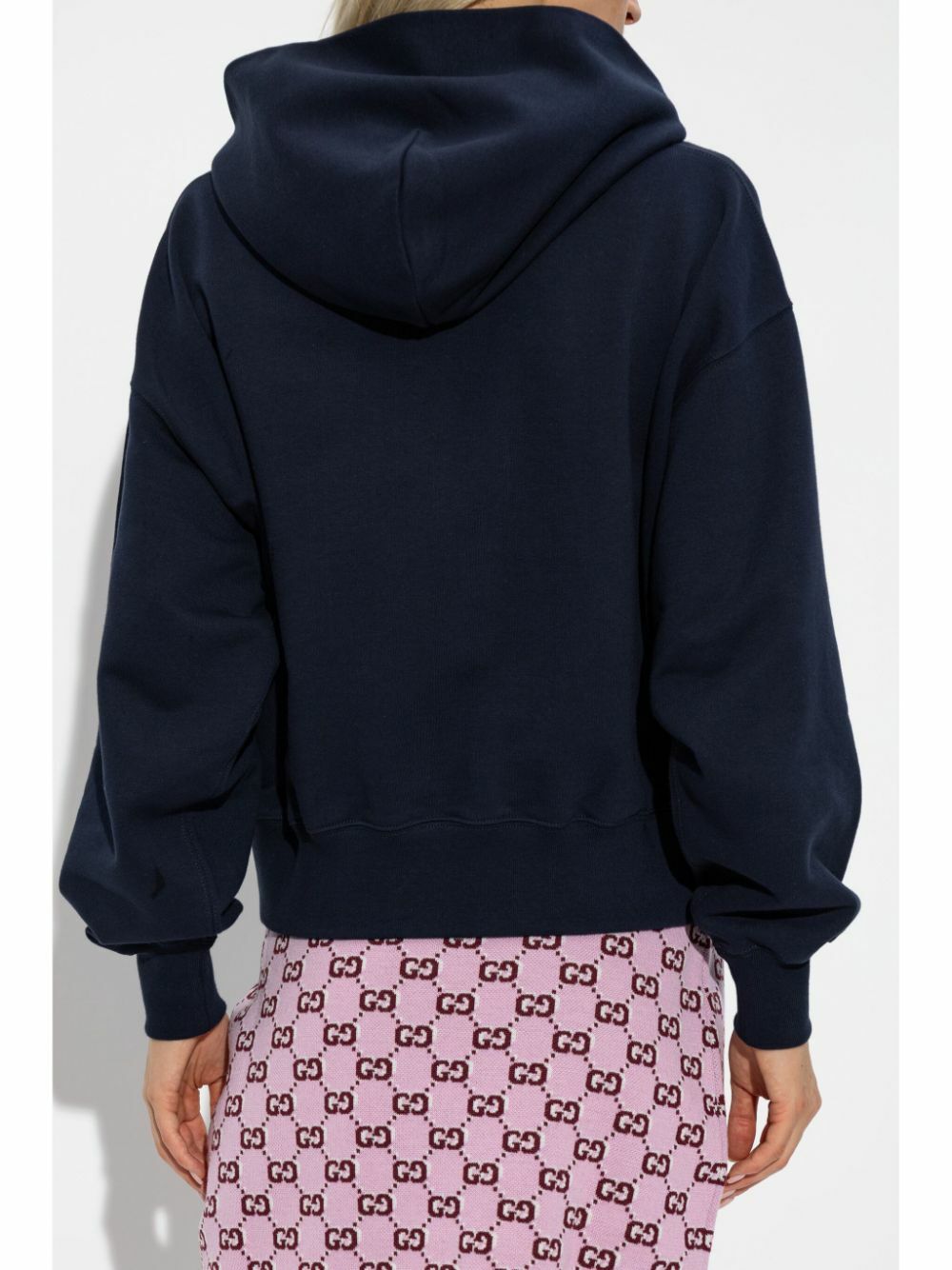 GUCCI - Logo Cotton Hoodie Gucci