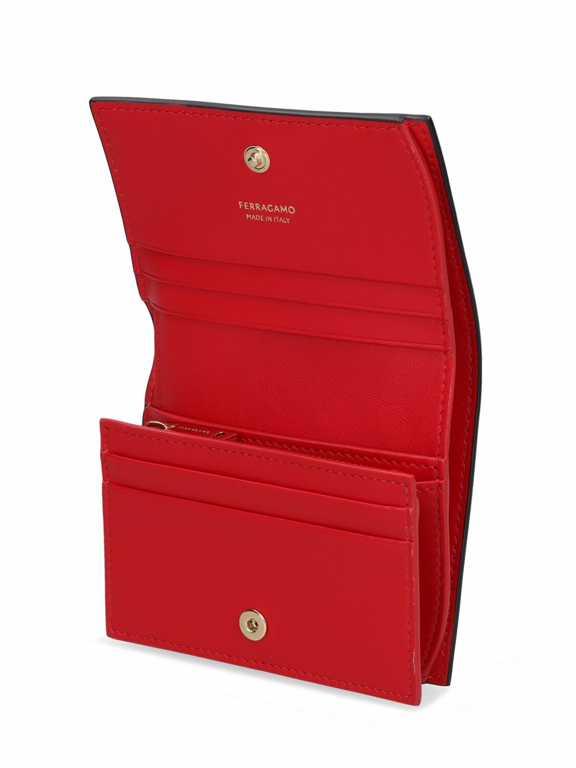 FERRAGAMO - Compact Leather Wallet Salvatore Ferragamo