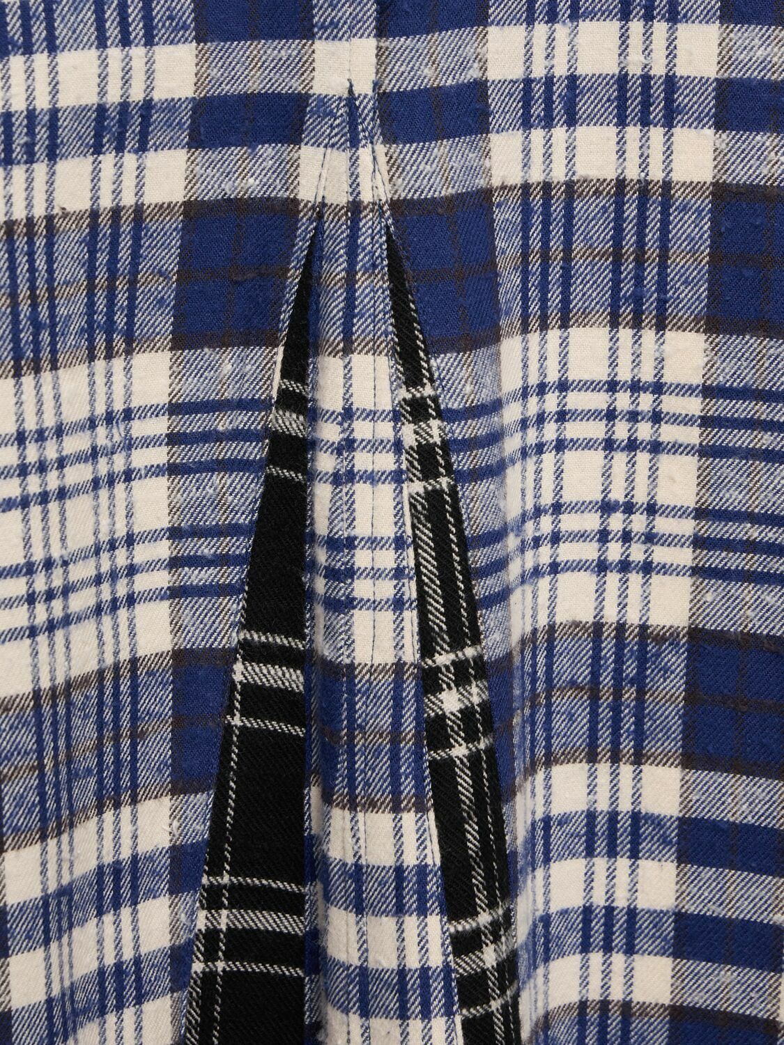 OUR LEGACY Rebel Plaid Cotton Maxi Skirt Our Legacy