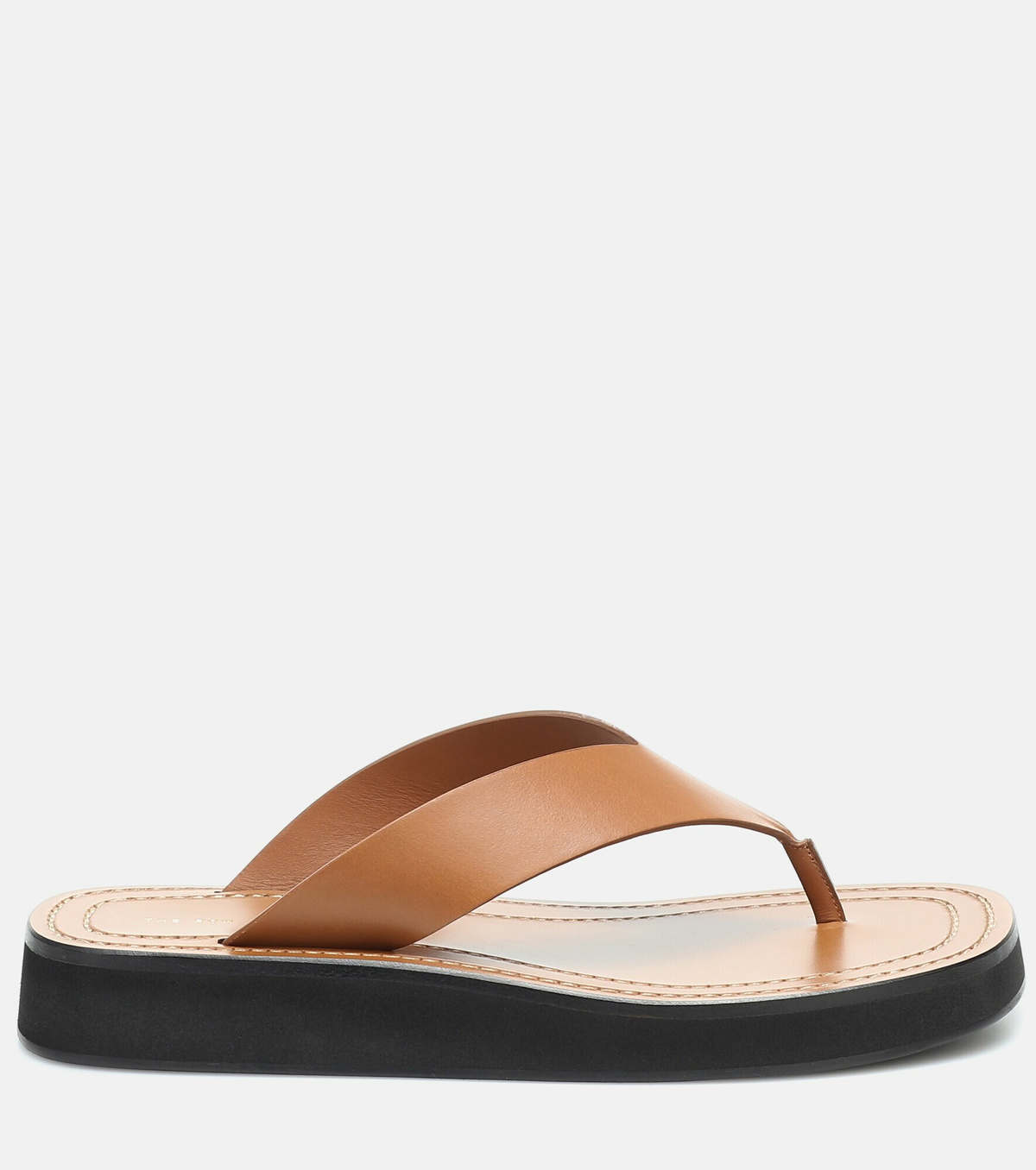 The Row - Ginza leather platform slides The Row