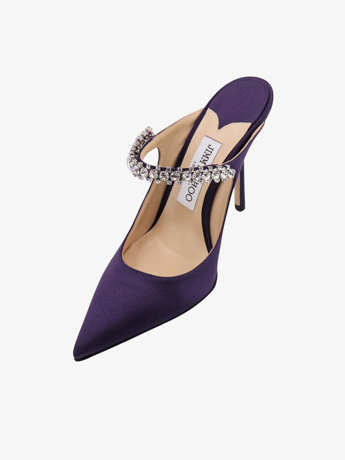 Jimmy Choo Mule Purple Womens Jimmy Choo