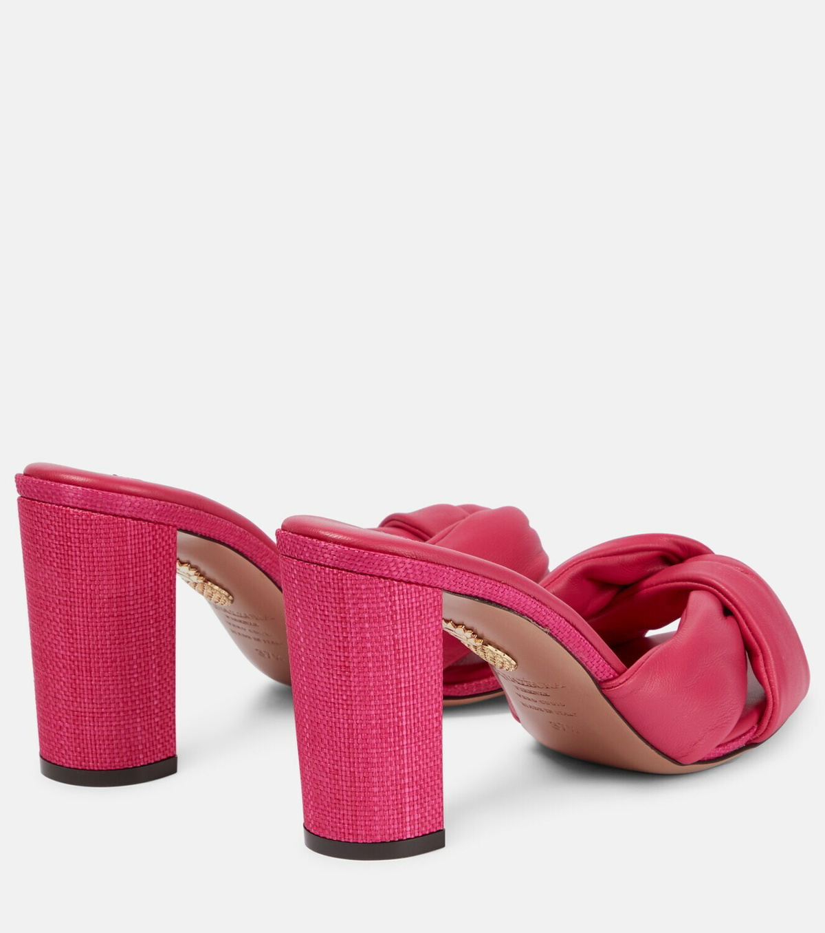 Aquazzura Olie 85 leather mules Aquazzura