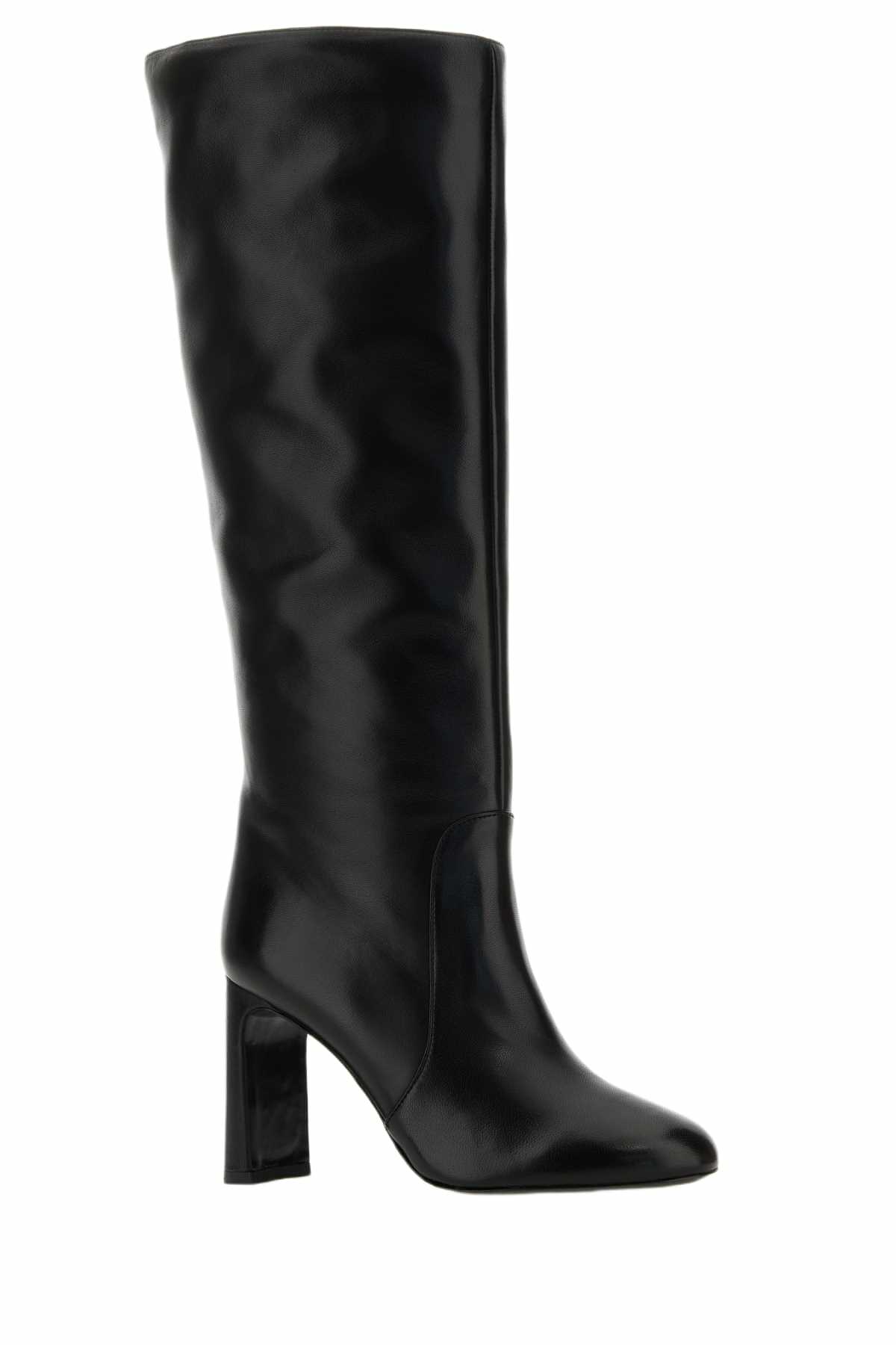 Stuart Weitzman Black Nappa Leather Babette Boots Stuart Weitzman