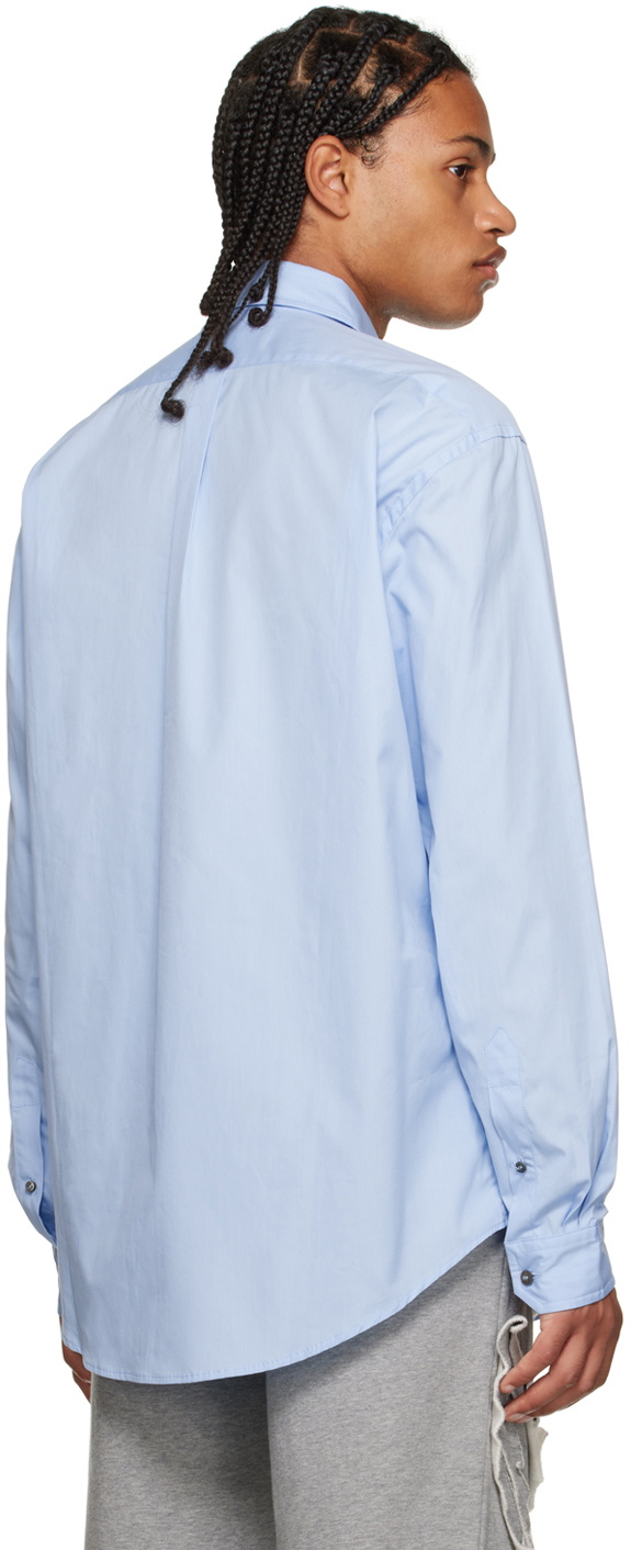 Y/Project Blue Pinched Shirt Y/Project