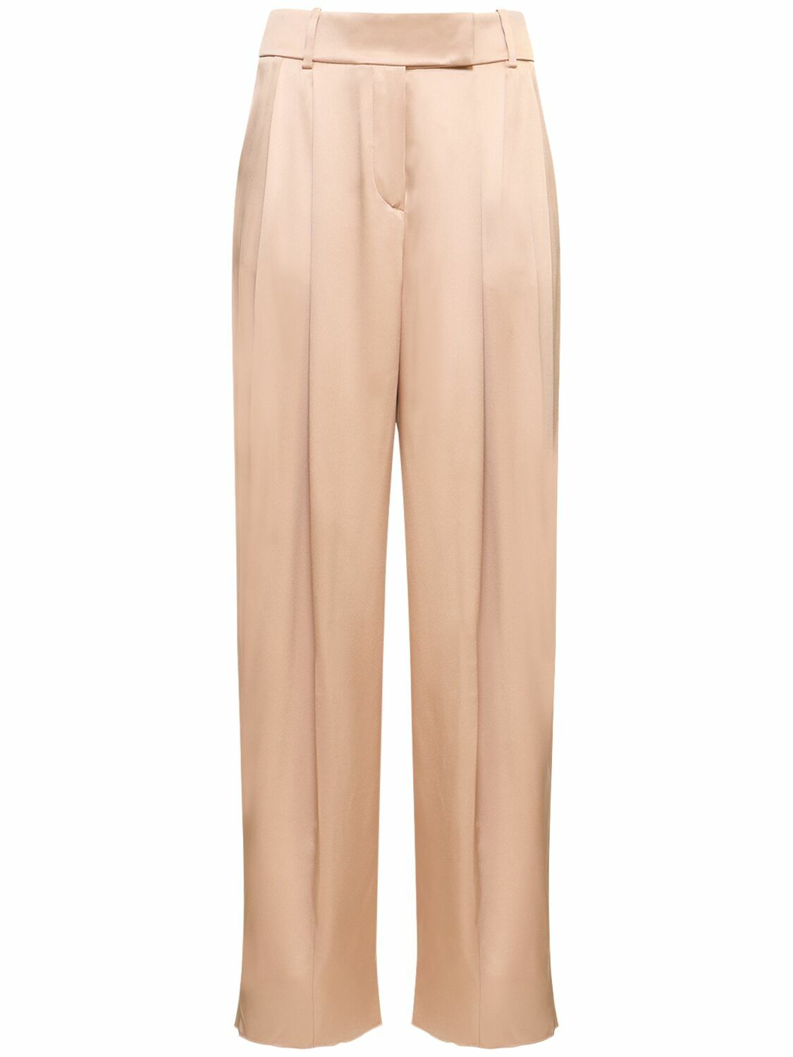GIORGIO ARMANI - Double Silk Satin Loose Pants Giorgio Armani