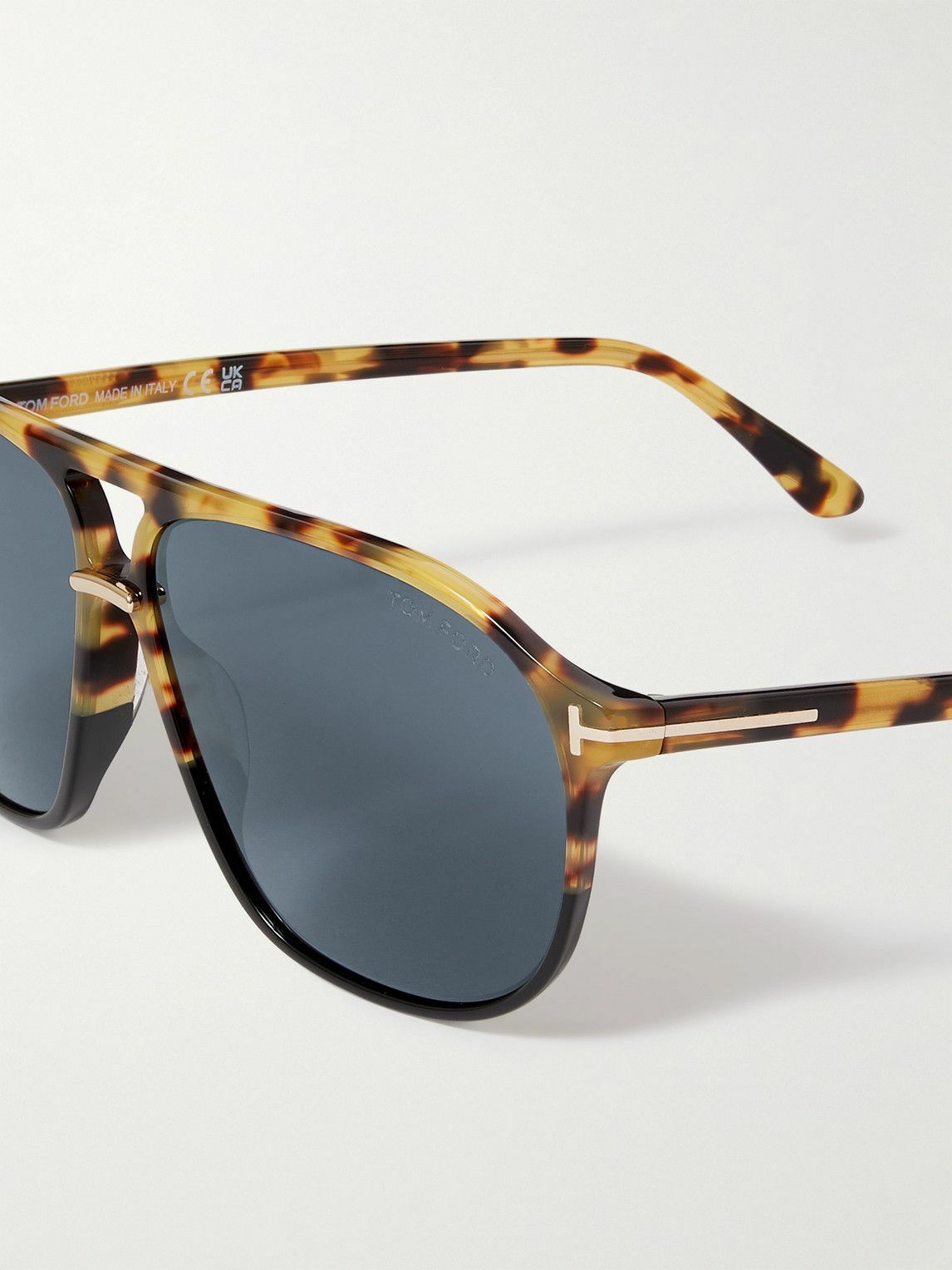 TOM FORD - Aviator-Style Tortoiseshell Acetate Sunglasses TOM FORD