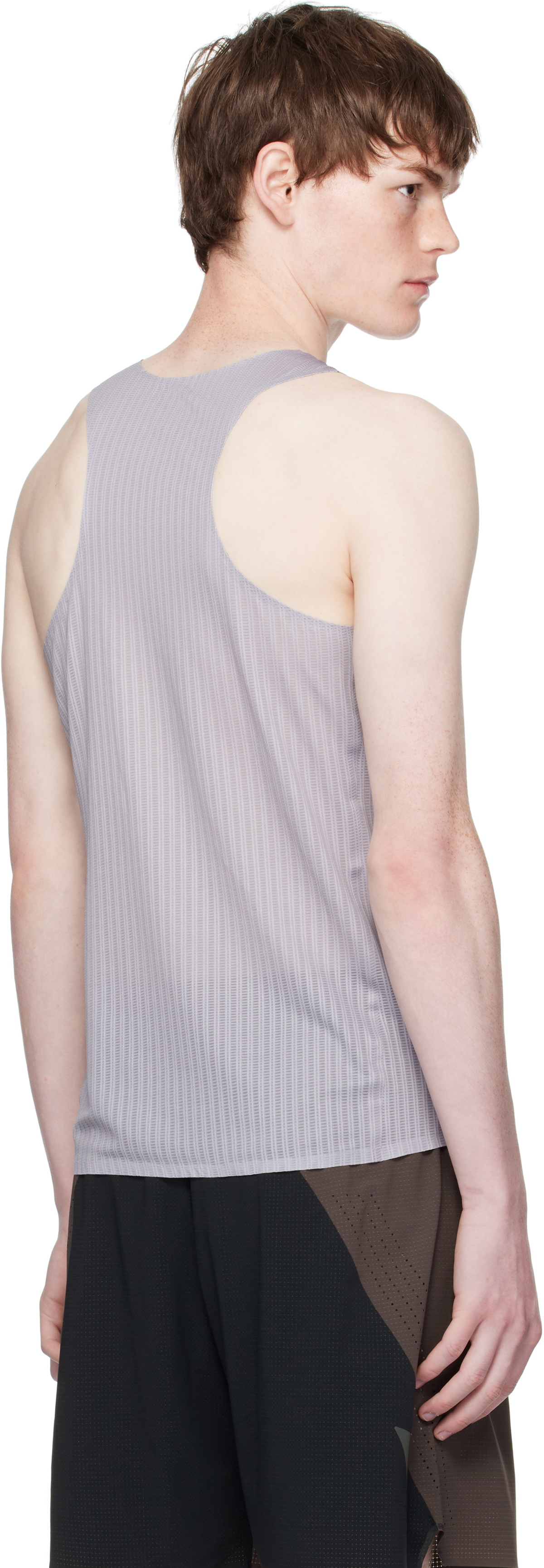Soar Running Gray Lightweight SPACE3D Race Tank Top Soar Running