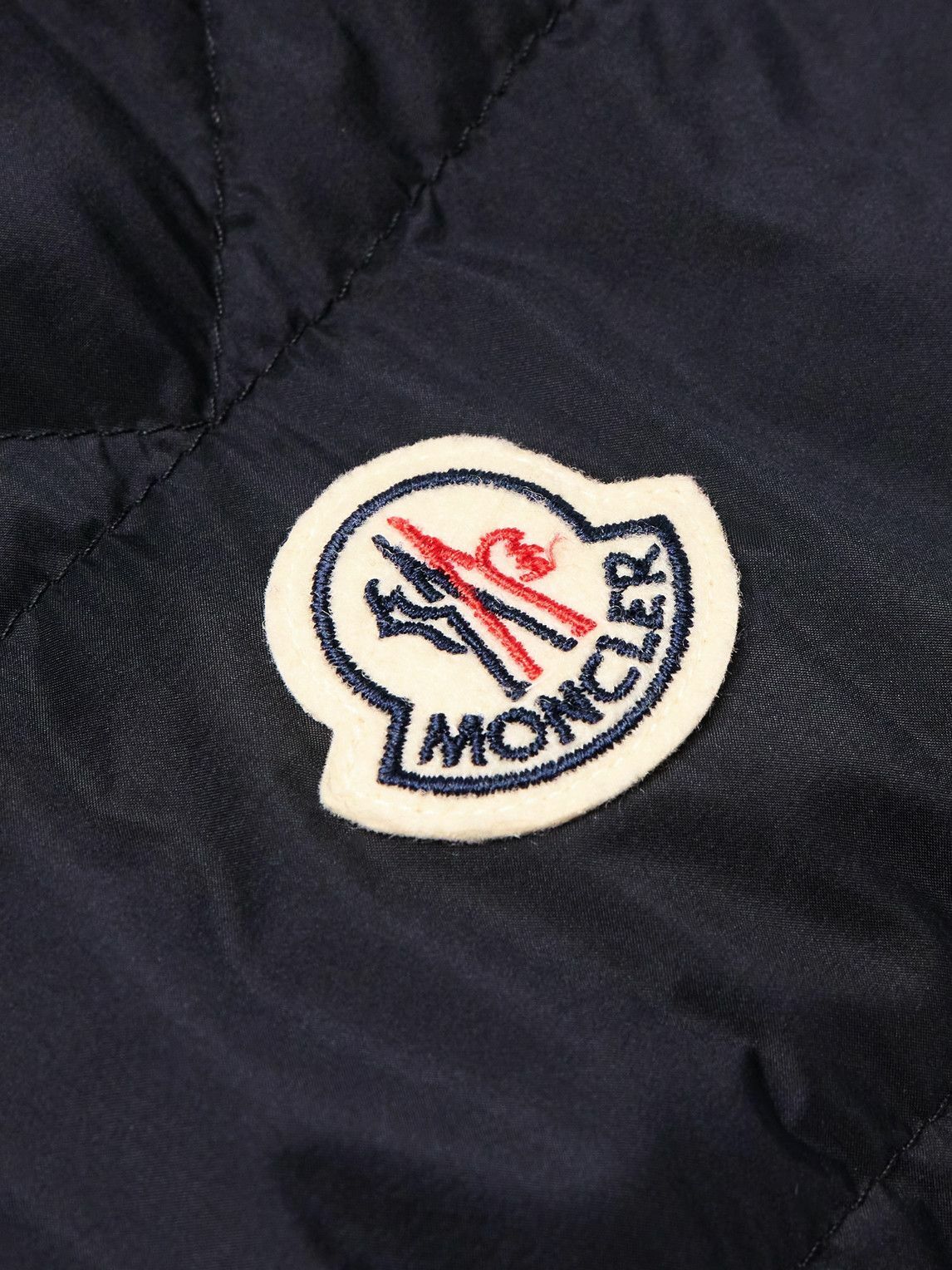 Moncler - Logo-Appliquéd Quilted Nylon Down Jacket - Blue Moncler
