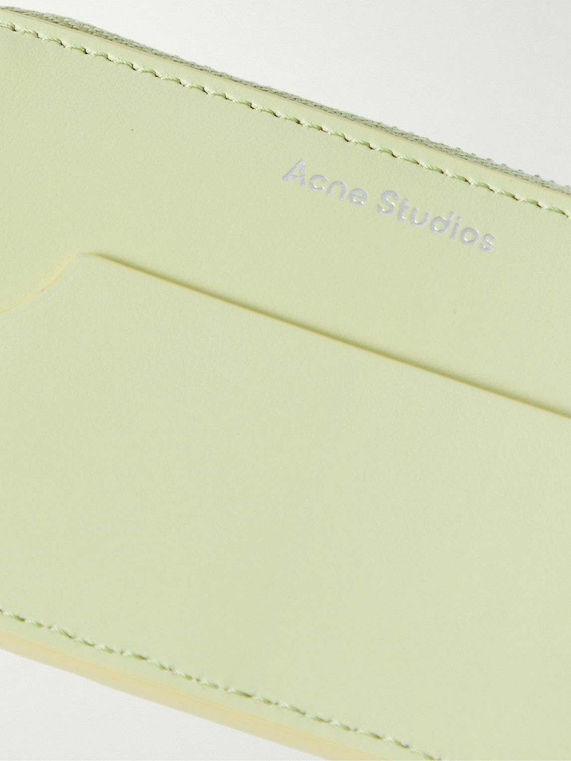 Acne Studios - Logo-Print Leather Zip-Around Wallet Acne Studios