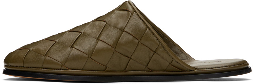 Bottega Veneta Brown Sunday Slippers Bottega Veneta