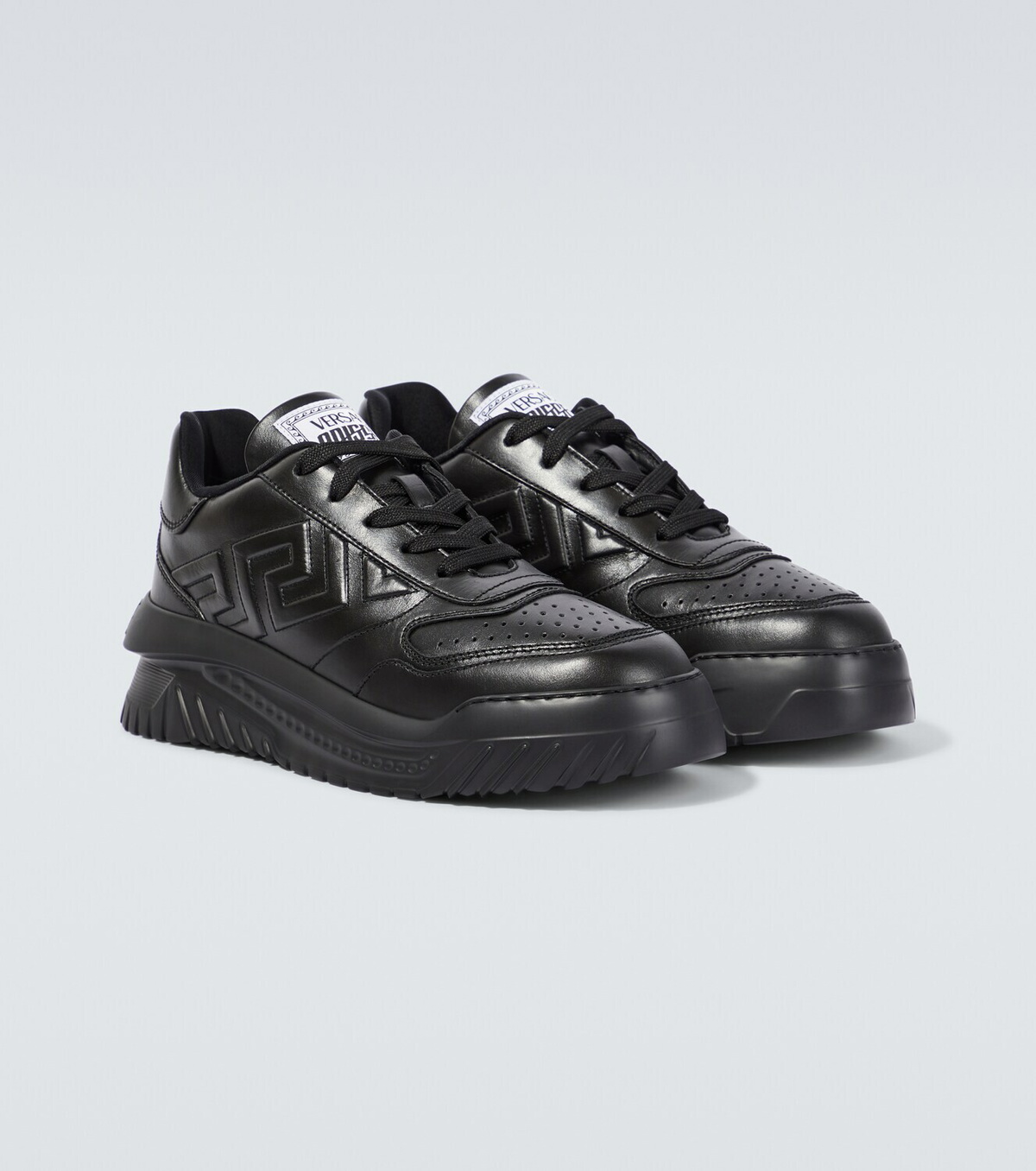 Versace Greca Odissea leather sneakers Versace