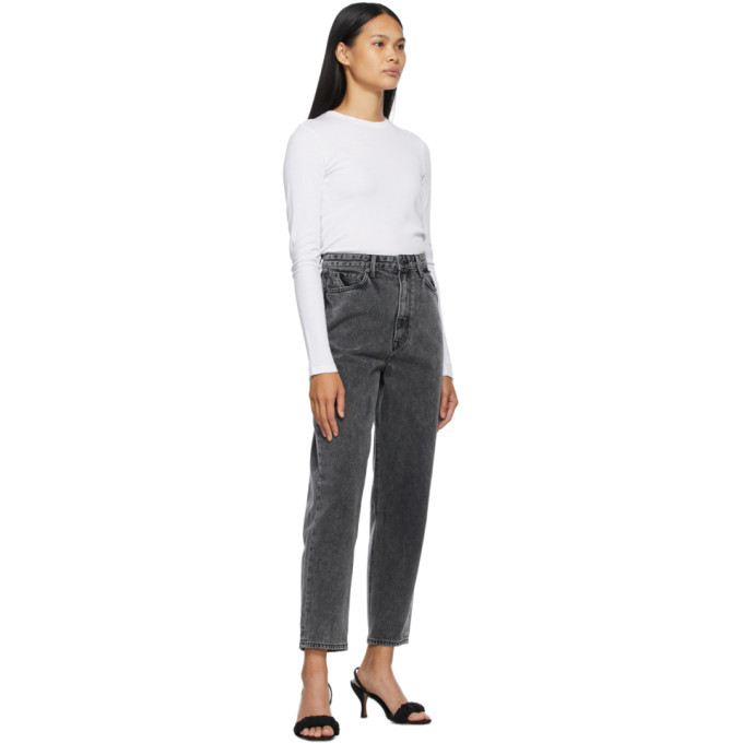 Grlfrnd Grey Kinsey High-Rise Jeans Grlfrnd