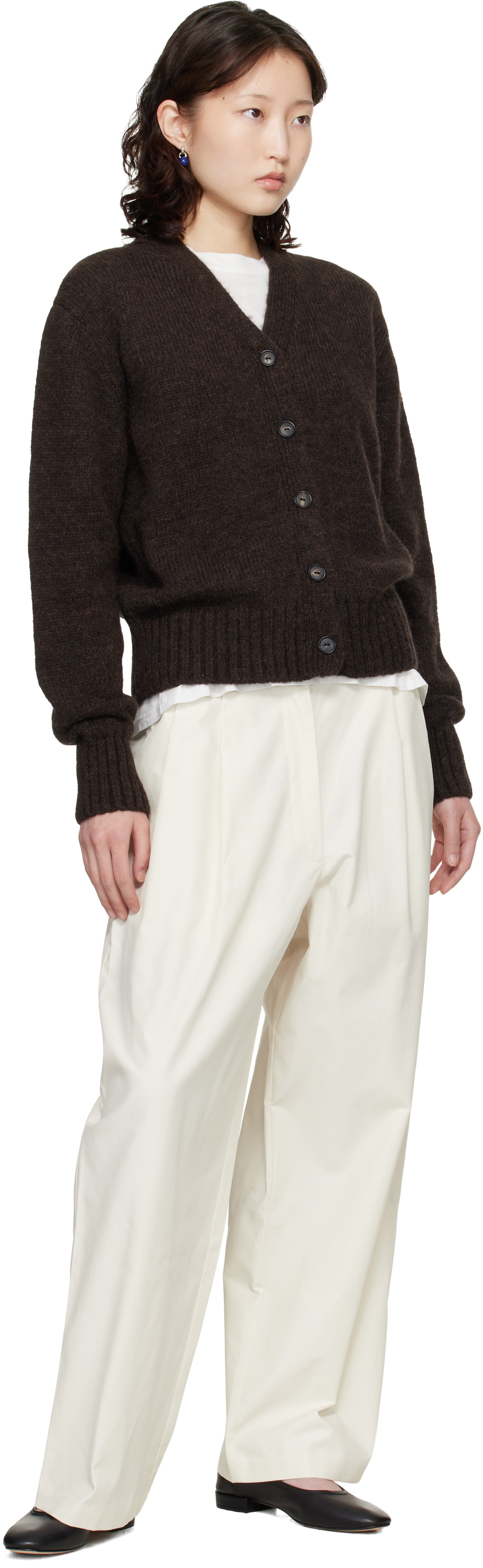 Cordera Brown Baby Alpaca Cardigan CORDERA