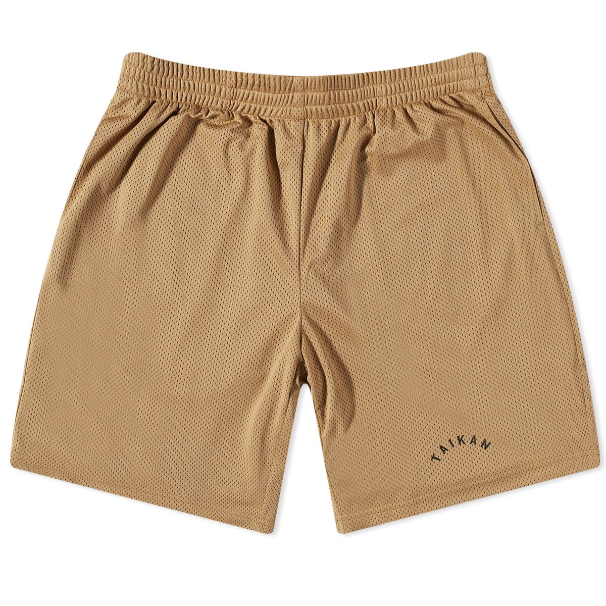 Taikan Men's Mesh Logo Shorts in Sand Taikan