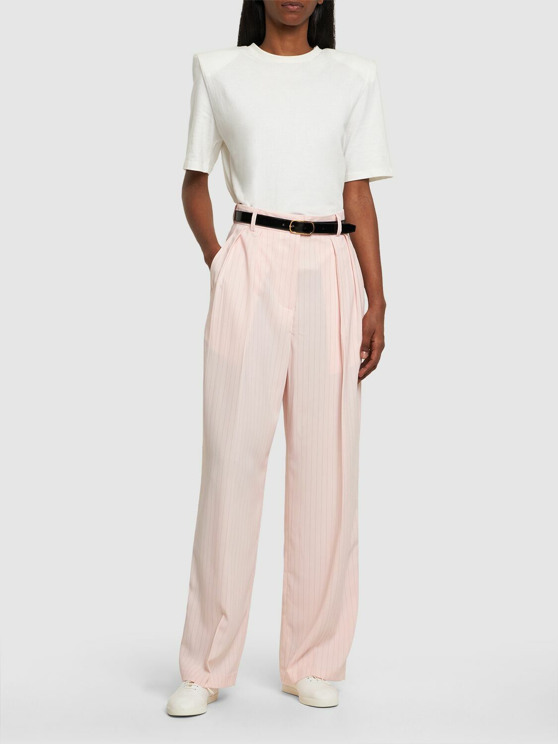 THE FRANKIE SHOP - Tansy Pleated Fluid Pants The Frankie Shop