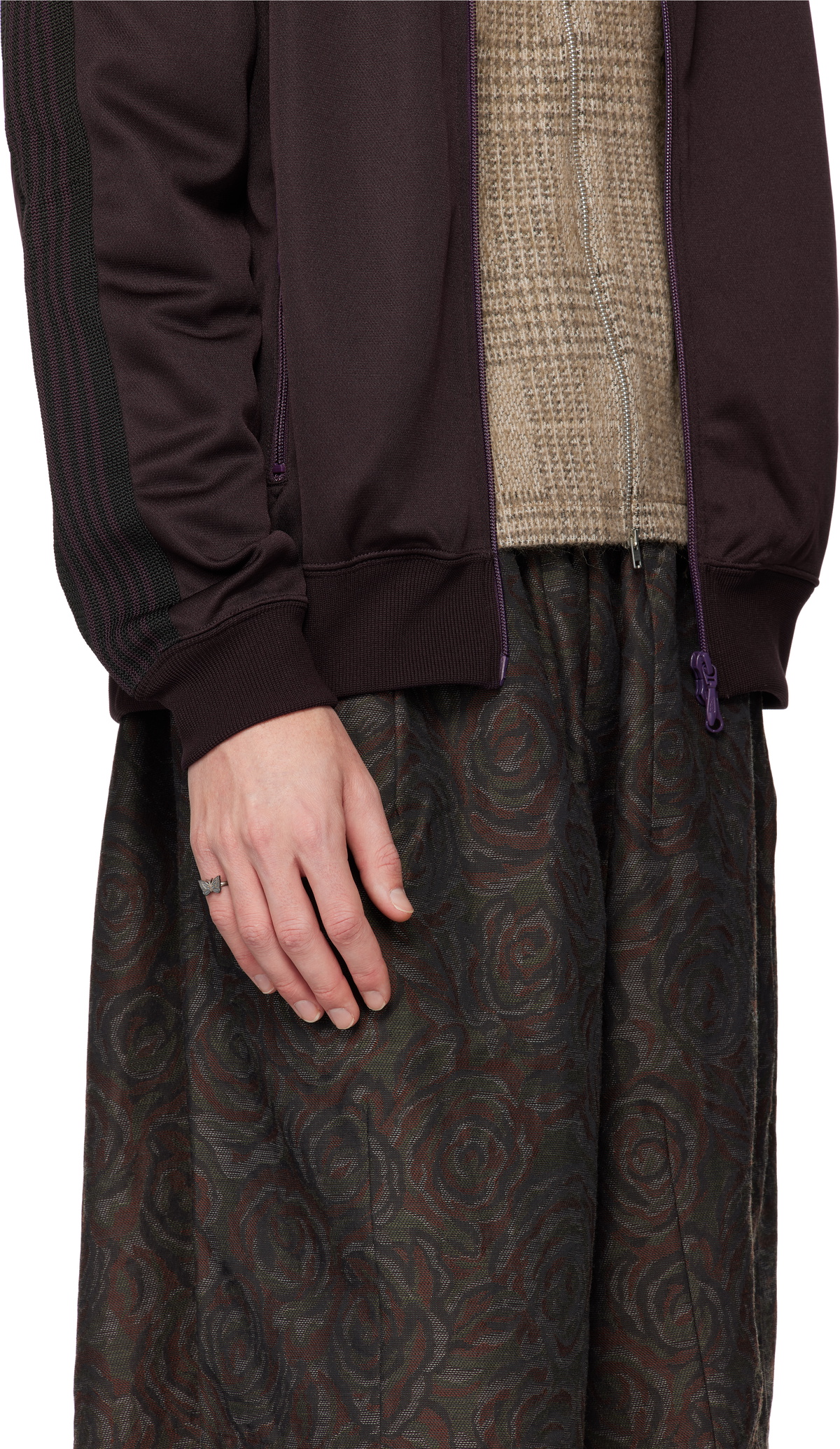 NEEDLES Silver C-Papillon Ring Needles