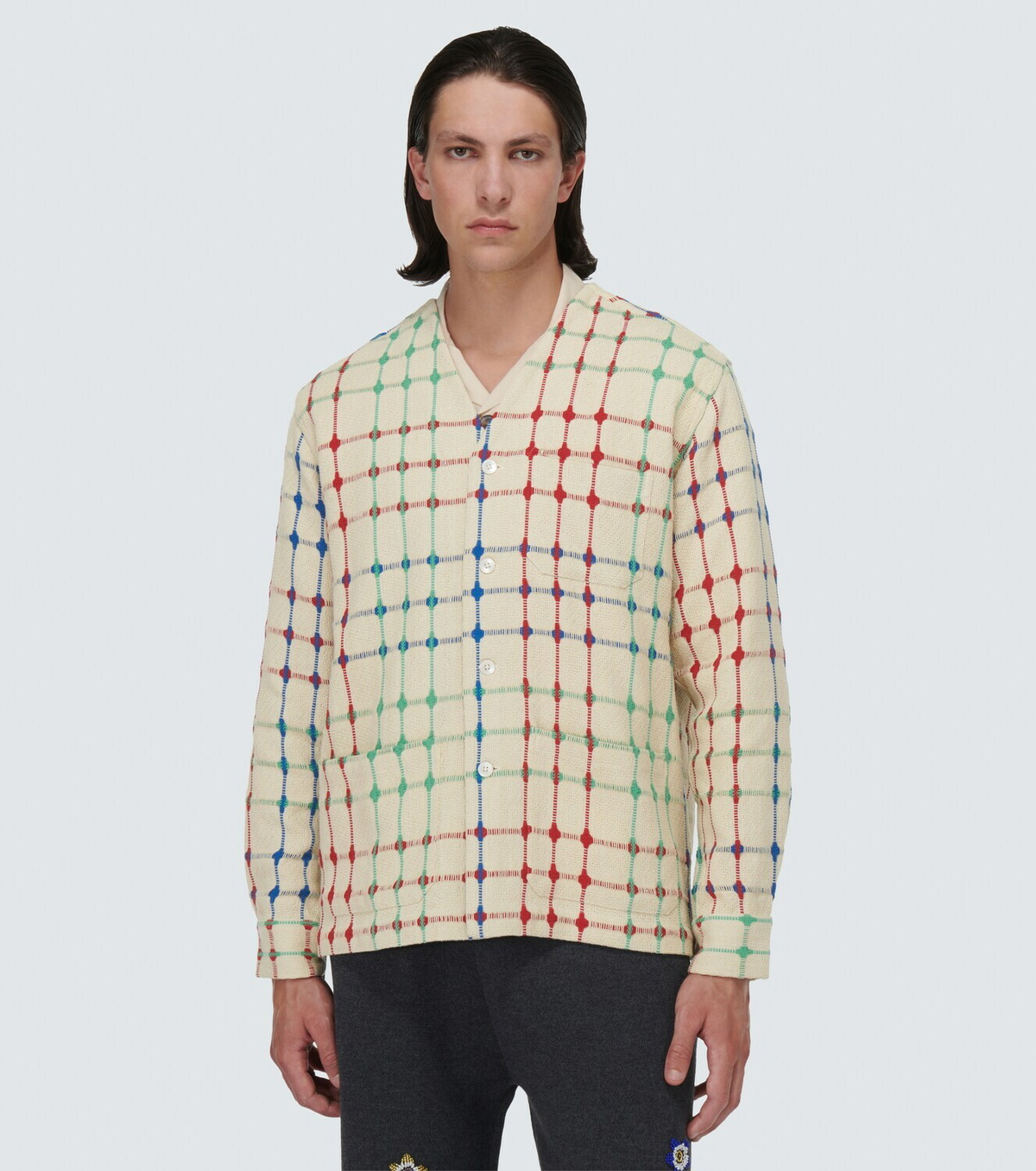 Bode Dobby Weave cotton jacket Bode
