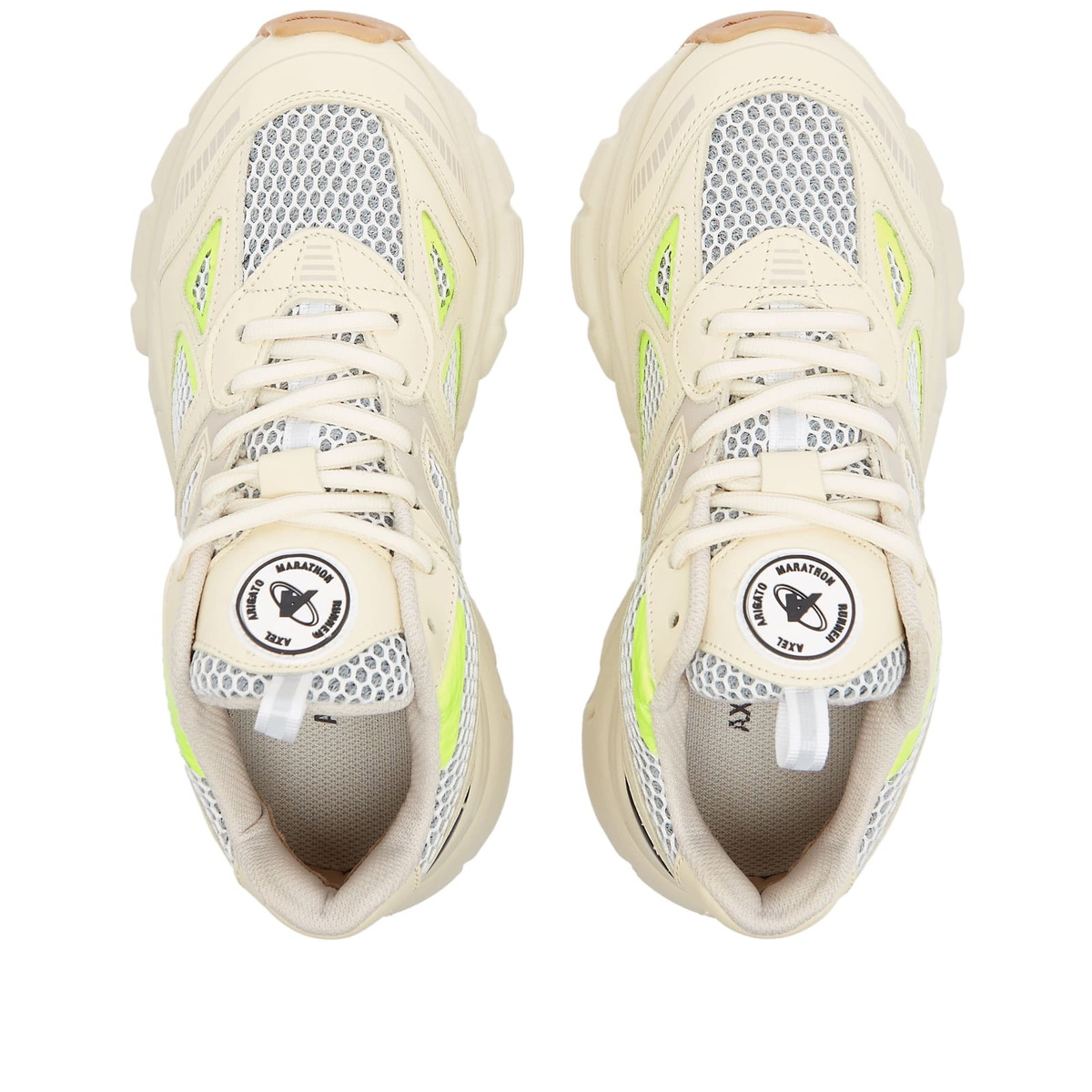 Axel Arigato Women's Marathon Runner Sneakers in Yellow/Neon Axel Arigato
