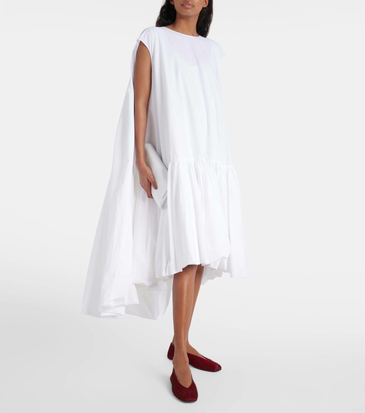 The Row Eva Two calf hair ballet flats The Row