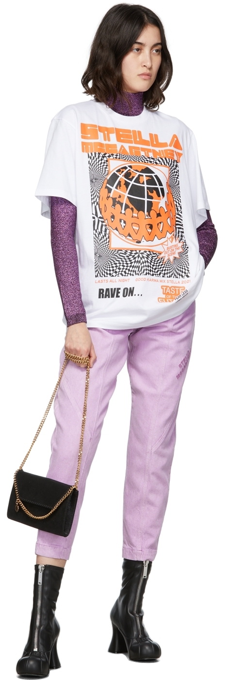 Stella McCartney White Rave T-Shirt Stella McCartney