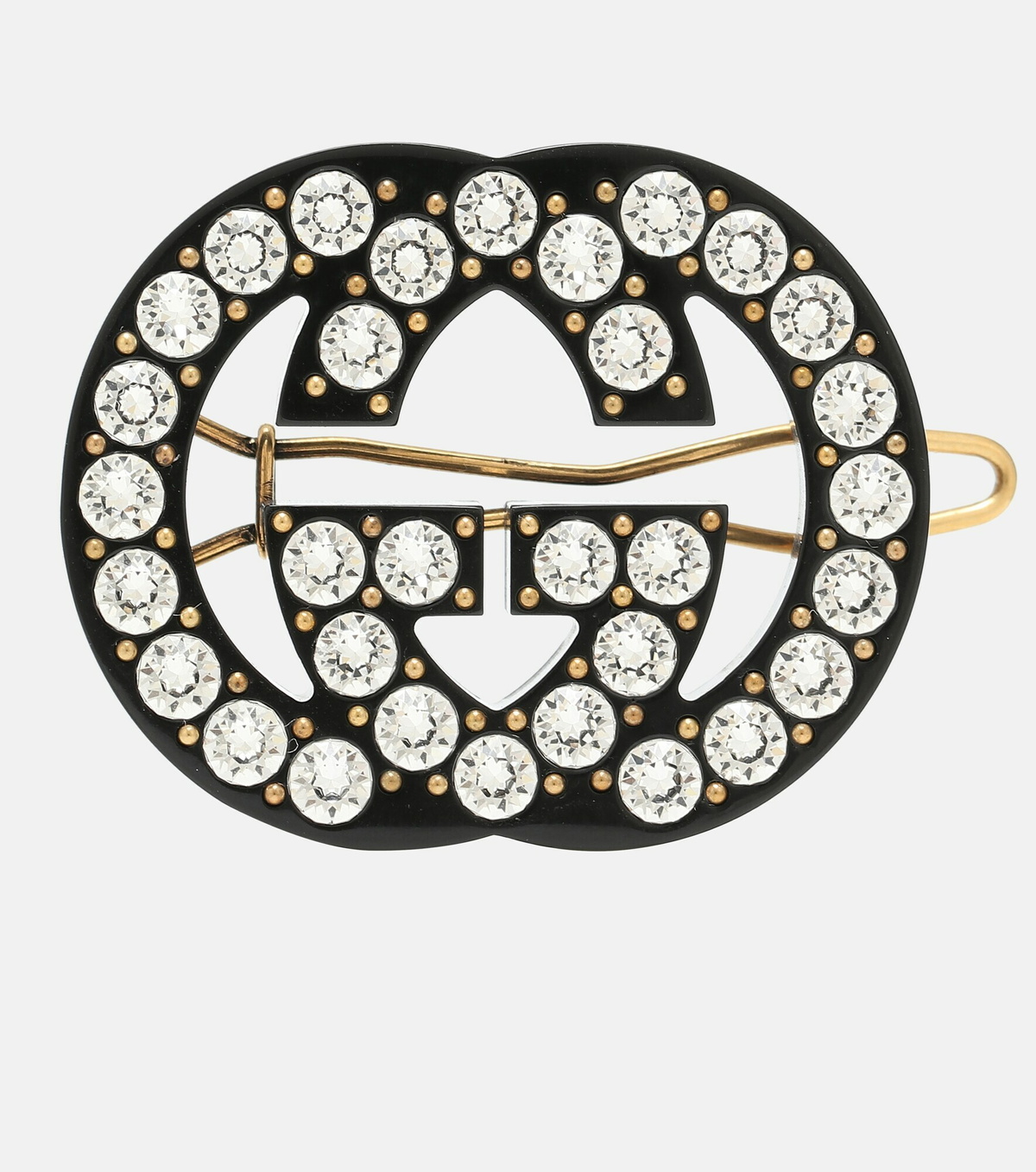 Gucci - GG embellished hair clip Gucci