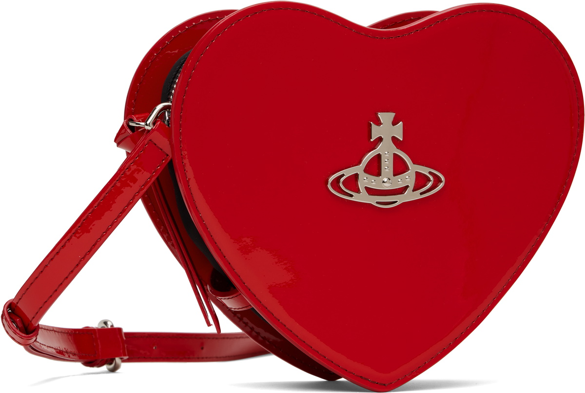 Vivienne Westwood Red Louise Heart Crossbody Bag Vivienne Westwood