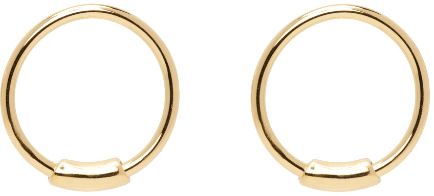 Maria Black Gold Basic 8 Hoop Earrings Maria Black