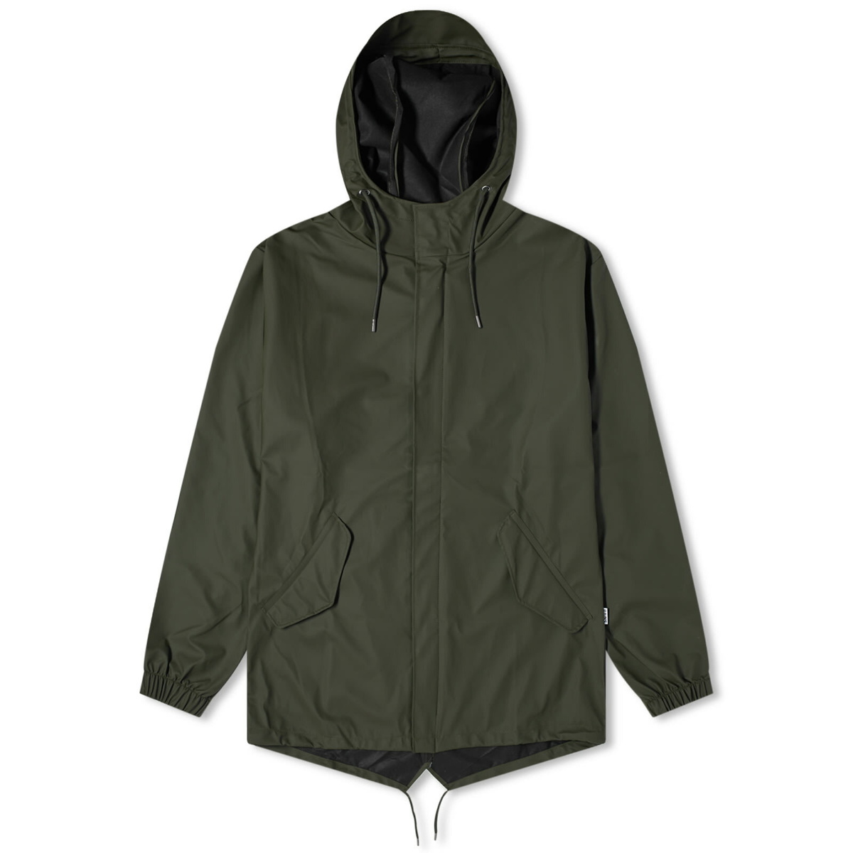Rains Men's Fishtail Jacket in Green Rains