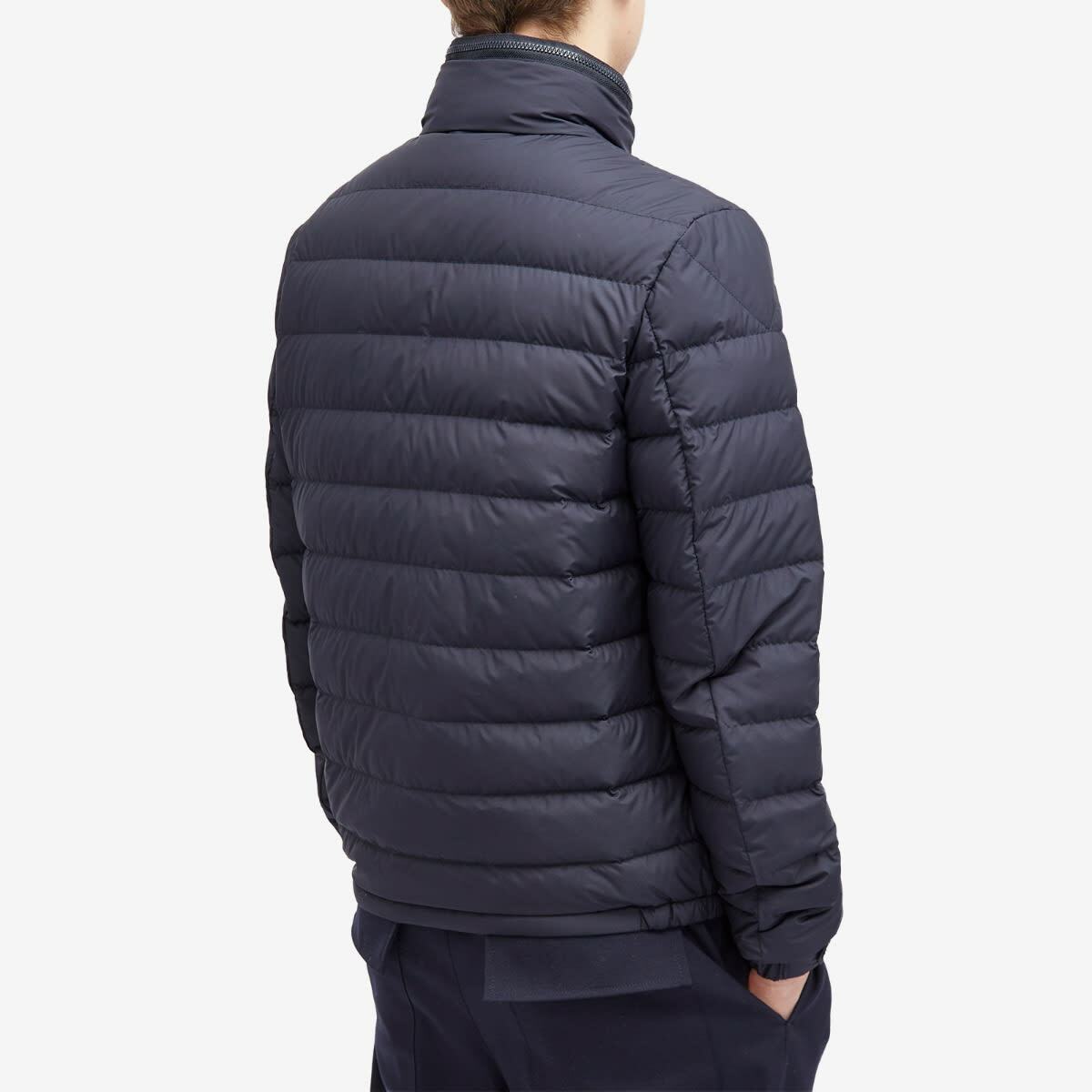 Moncler Men's Alfit Concealed Hood Jacket in Navy Moncler